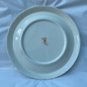 Vintage Devon Ware Scalloped Edged Hand Painted Ceramic Trivet/cake ...