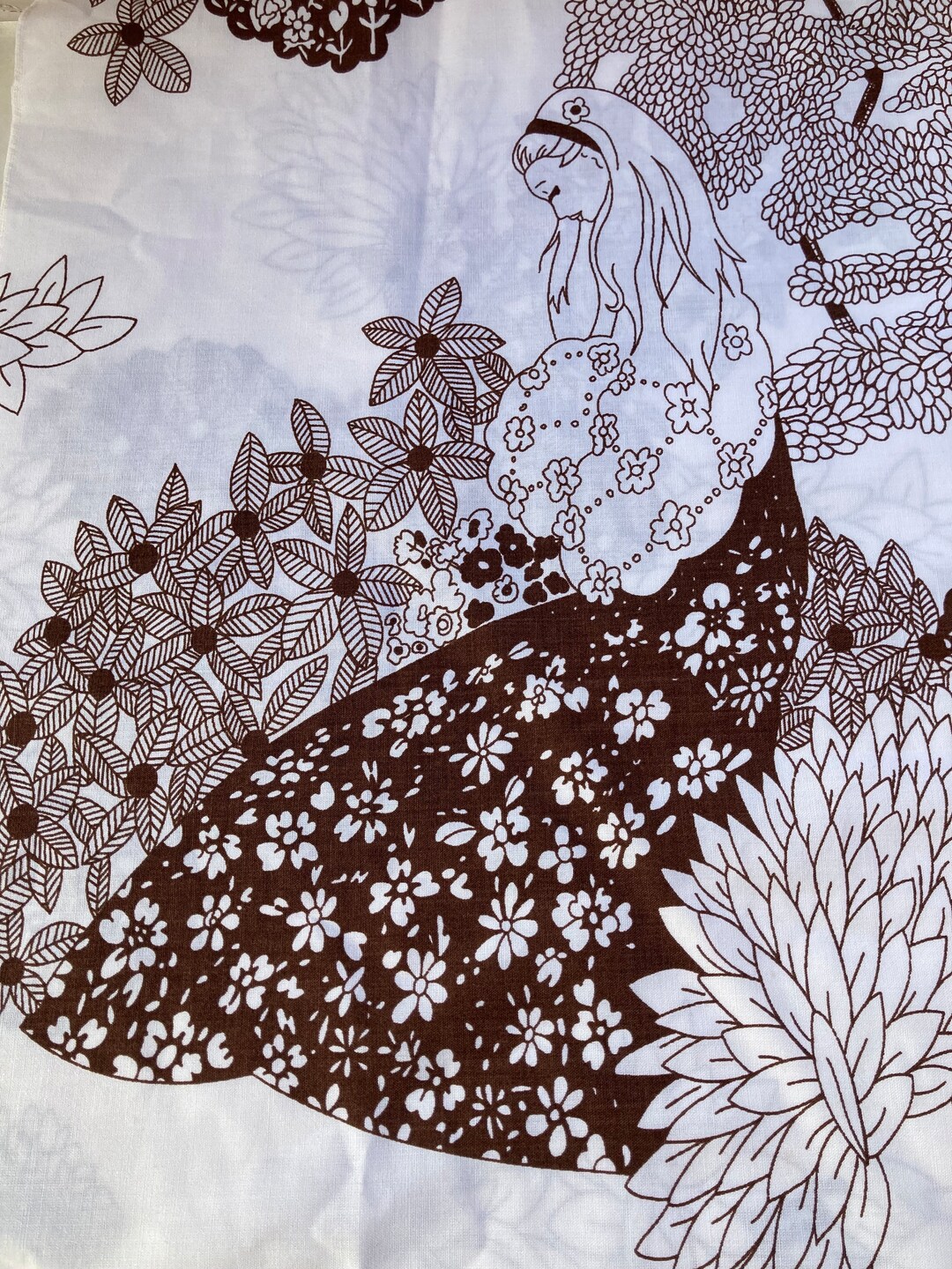 Rare Vintage/retro 1960s/70s Cotton Fabric, Material - Etsy UK