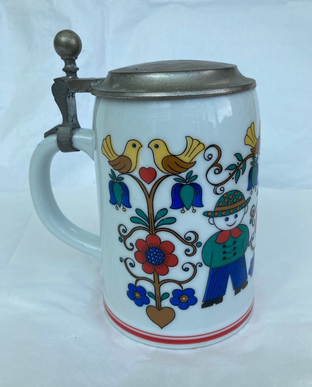 Vintage Ceramic Hohr Rastal Grenzhausen Beer Stein/tankard - Etsy