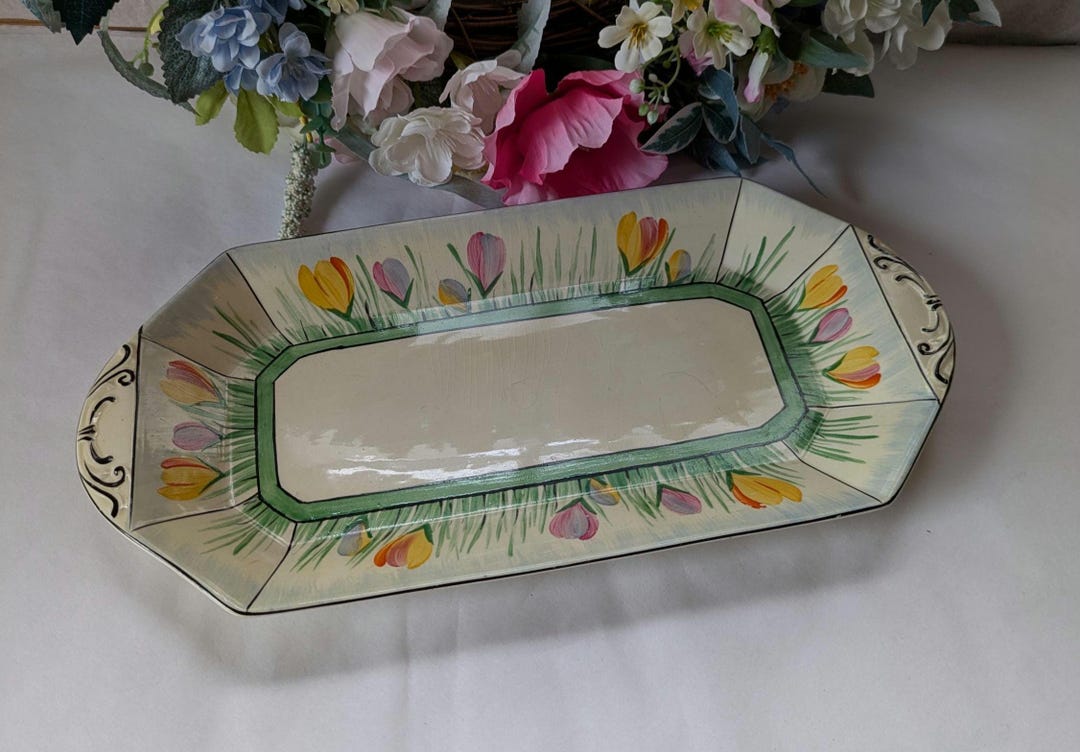 Rare Vintage Art Deco, Royal Venton Ware, Ceramic Crocus Design Dish ...