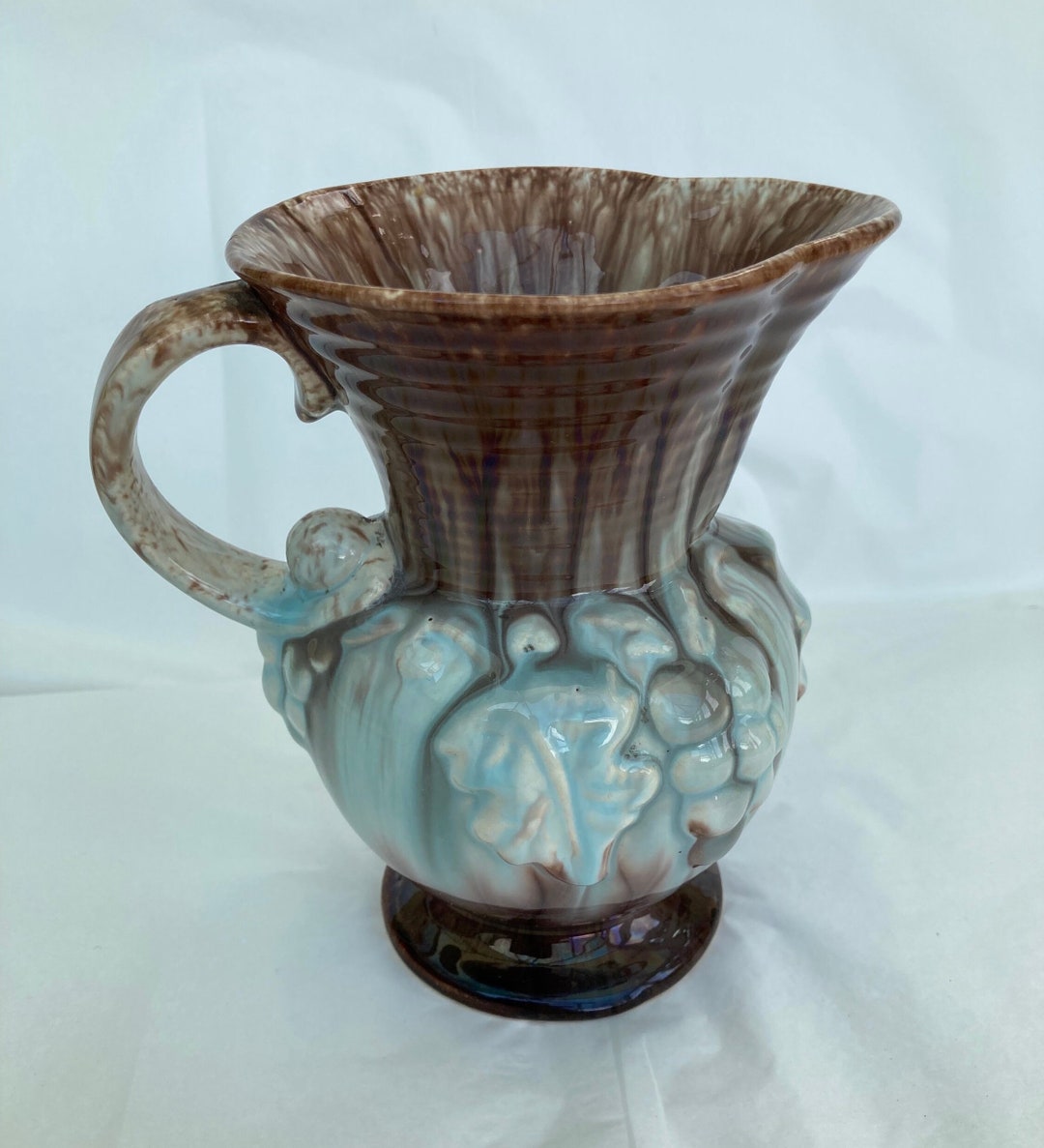 Vintage Mid Century West German Drip Glaze Pitcher/jug Excellent ...