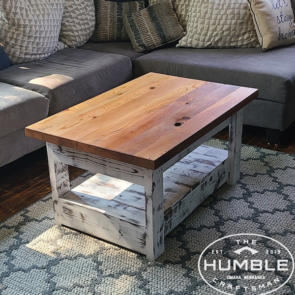 Farmhouse Coffee Table - Etsy