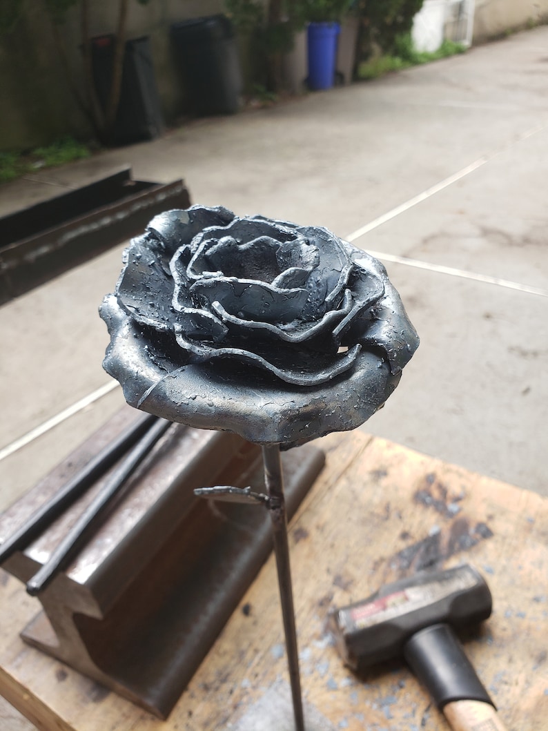 Metal Rose - Etsy