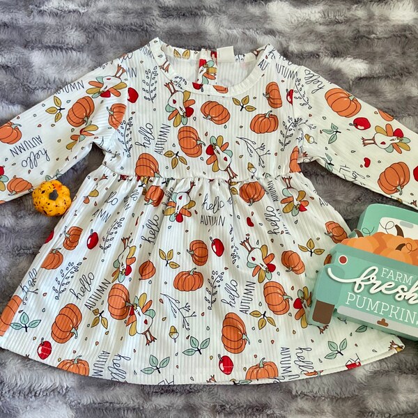 Fall Toddler Dress - Etsy