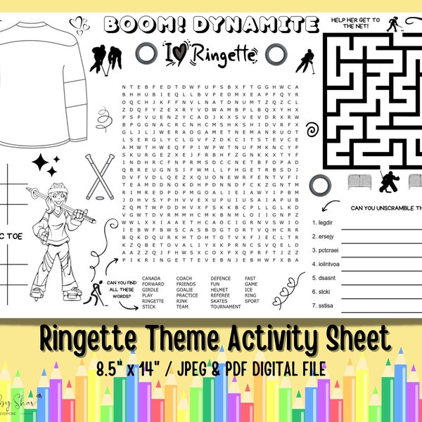 Ringette Party Bag - Etsy