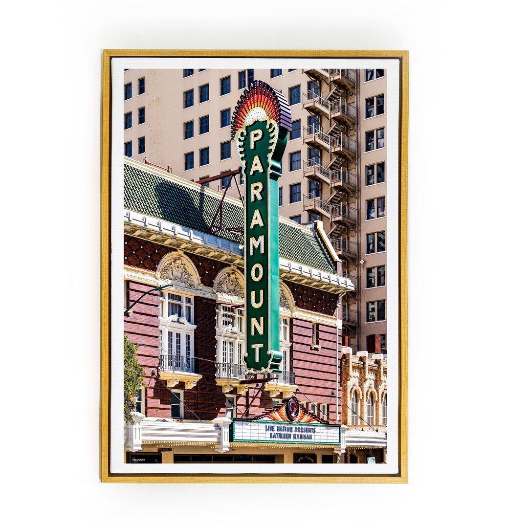 Austin Paramount Theater | Texas Canvas Print | Gallery Wall Art ...