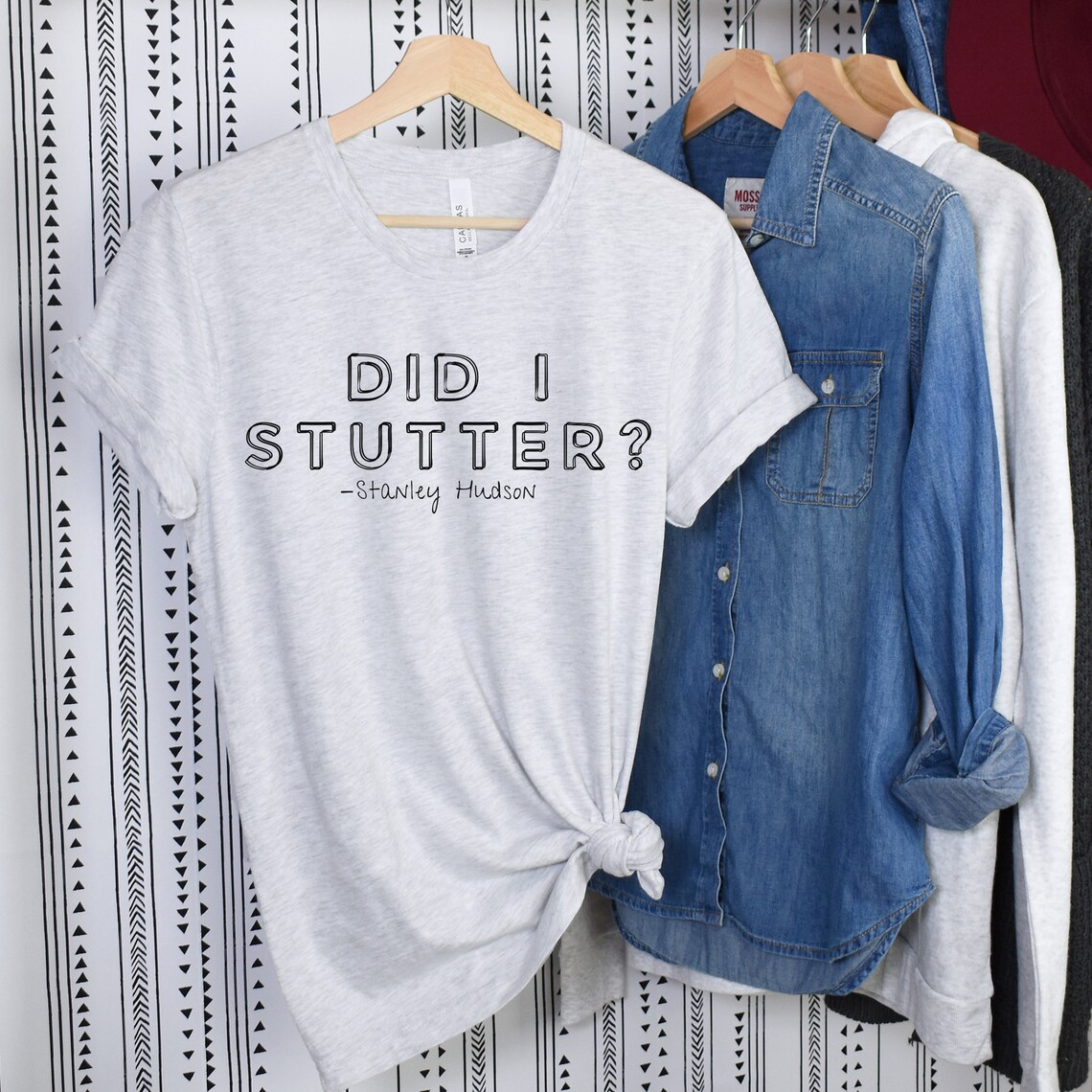 The Office Shirt, Did I Stutter Shirt, American Office TV Show T-shirt ...