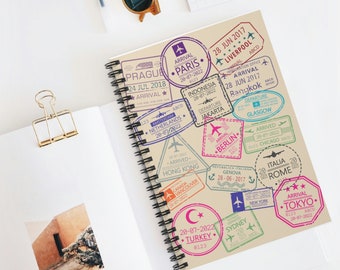 Travel Gift Set Travel Diary US Map Sticker Adventure Book - Etsy