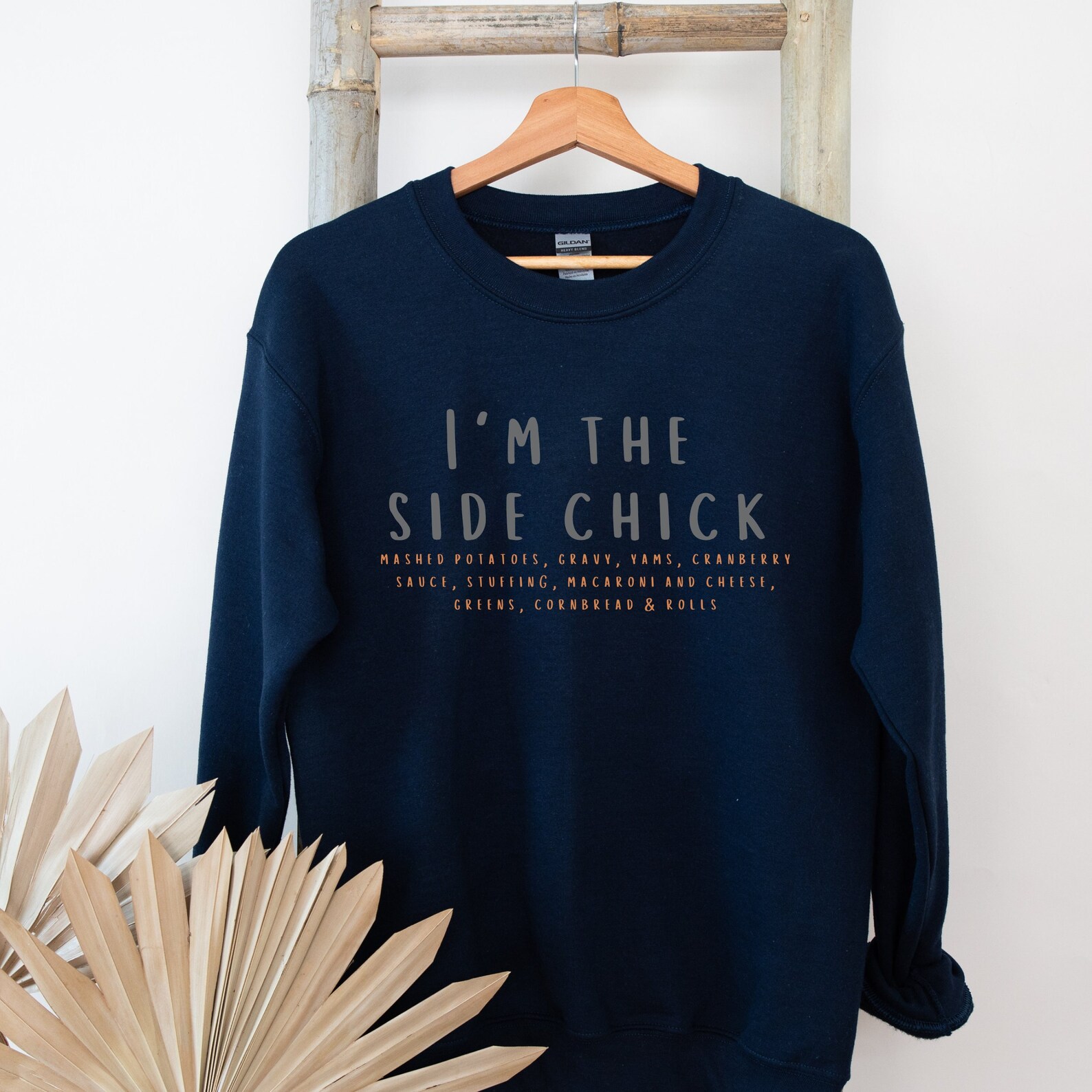 I'm a Side Chick Sweatshirt,thanksgiving Sweatshirt, Funny Chick ...