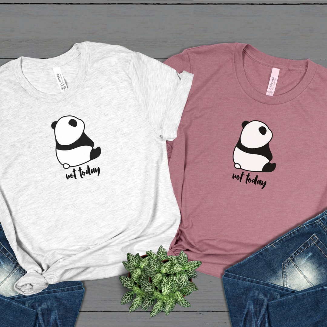 Panda T-shirt, Panda Roll Shirt, Panda Lover Shirt, Cute Animal Shirt ...