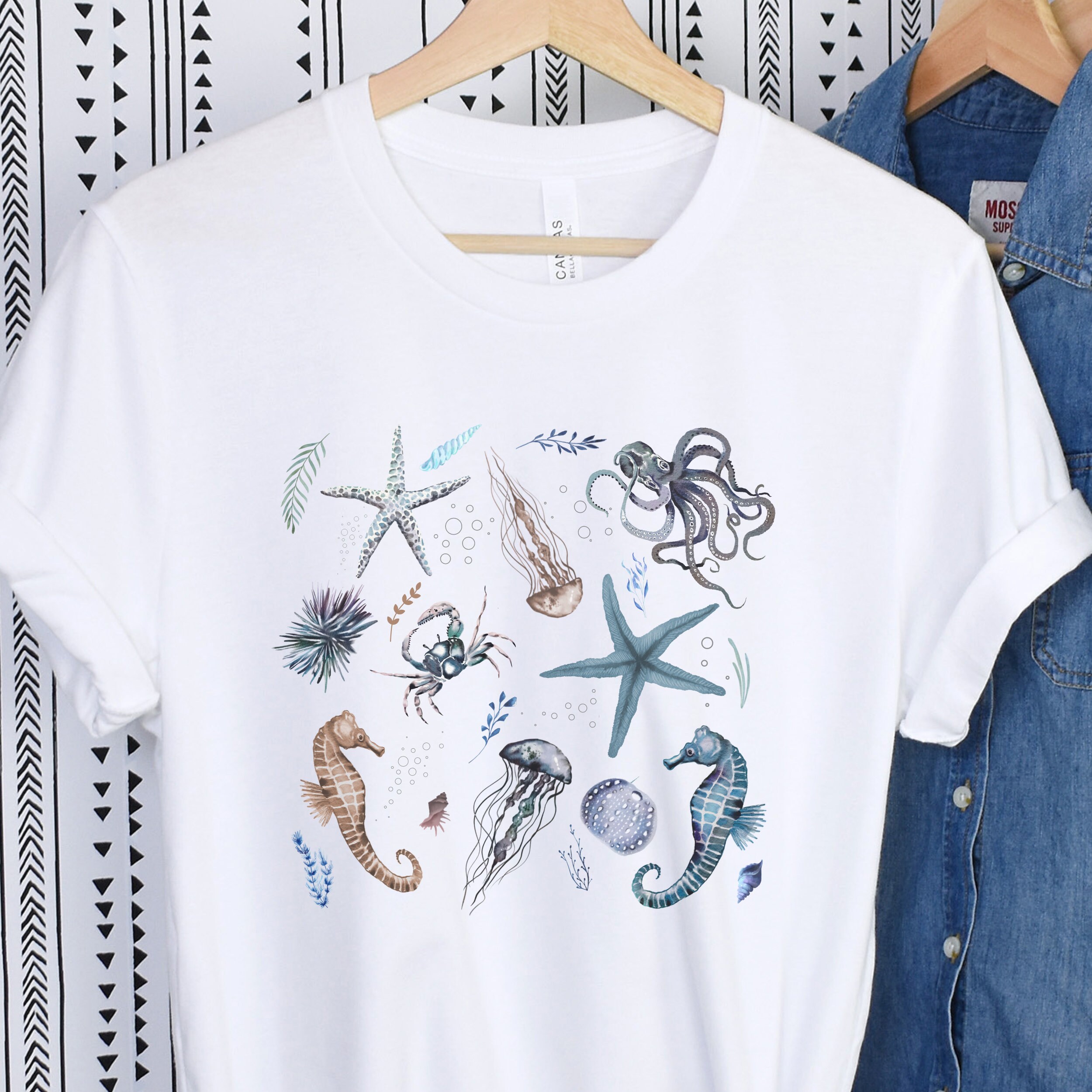 Crustaceancore T-shirt, Custaceans Shirt, Sea Creatures Tshirt, Ocean ...