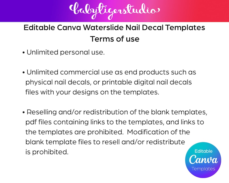 Editable CANVA Waterslide EXTRA Long and EXTREME Long Lengths Nail ...