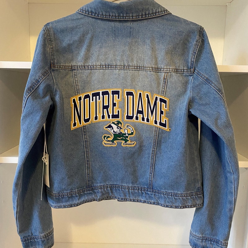 College Jean Jacket - Etsy