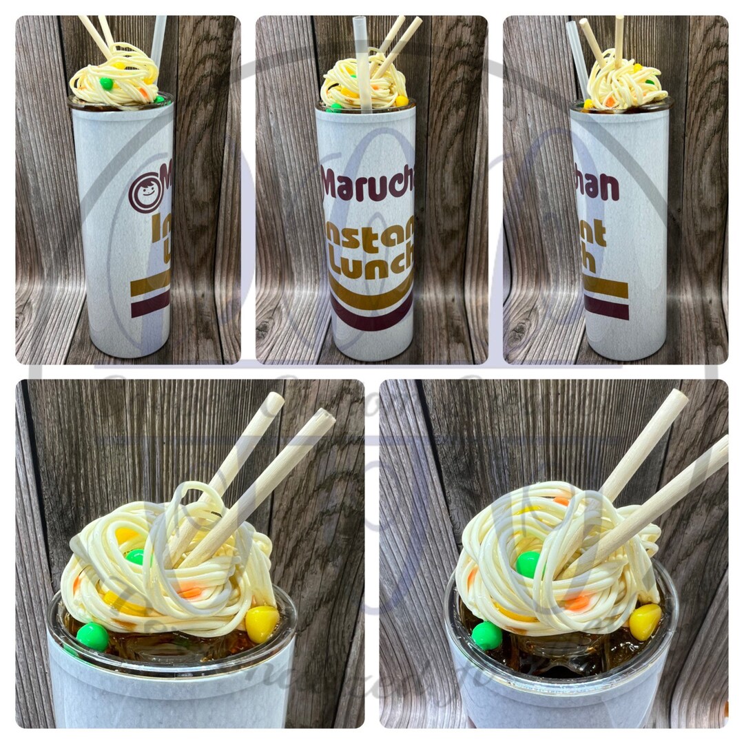 Noodles Tumbler / Ramen Tumbler / Noodle Topper / Chopsticks / - Etsy