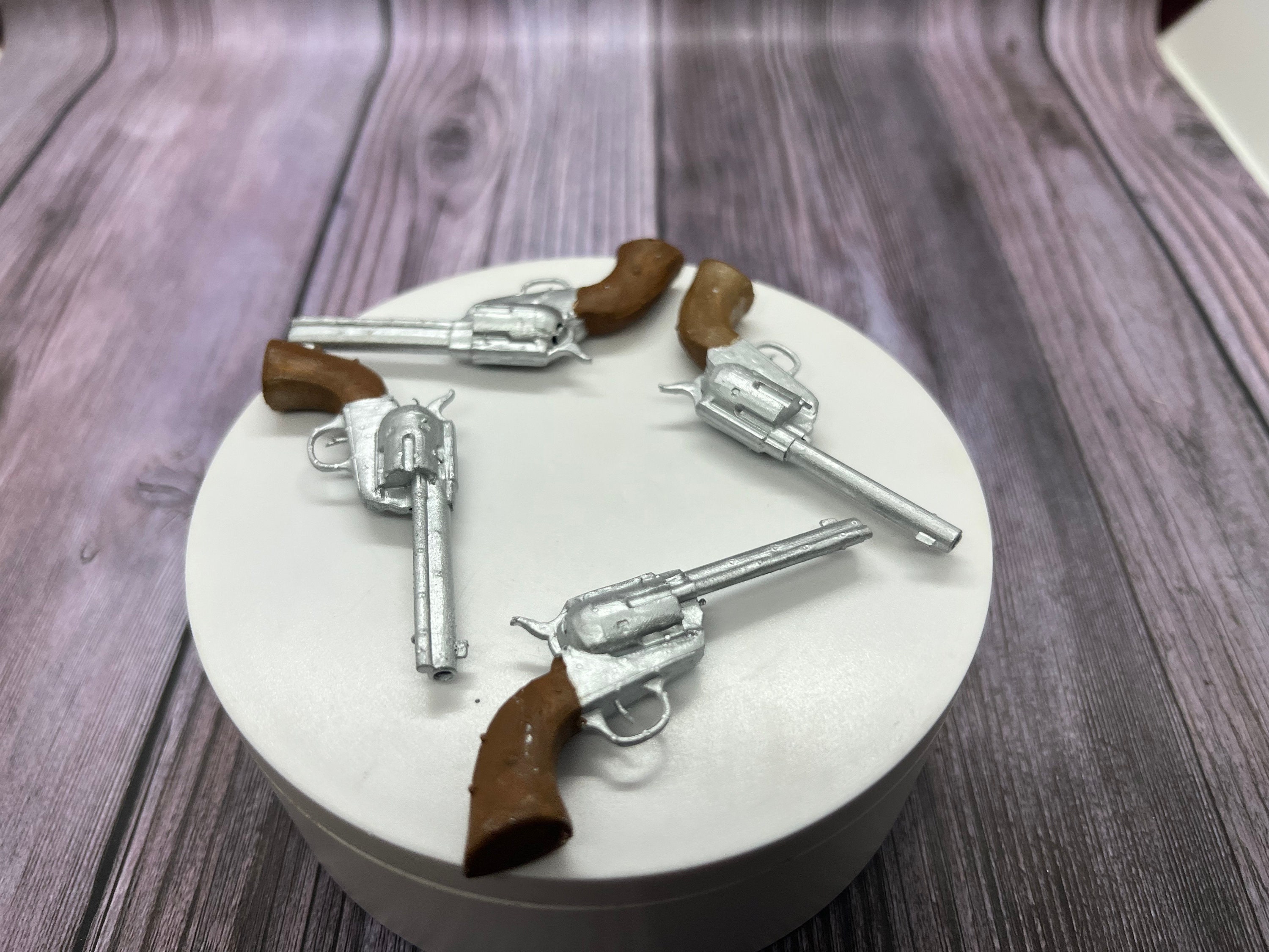 3d Resin Fake Revolver / Faux Pewpew / 3d Printed / Pack of 2, 4, or 8 ...