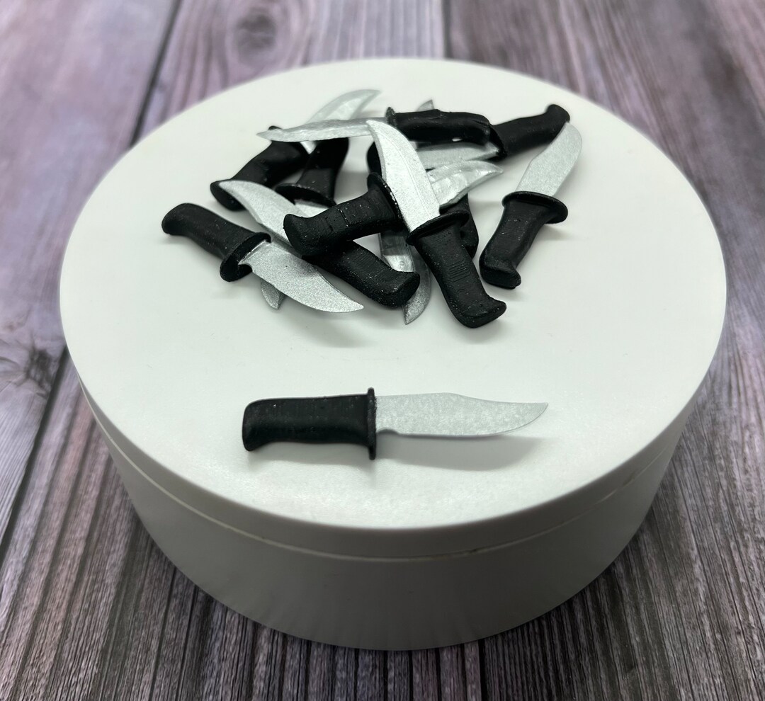 3d Printed Knives / Pack of 12 / 1.75in X .3 in Decorative Knife ...