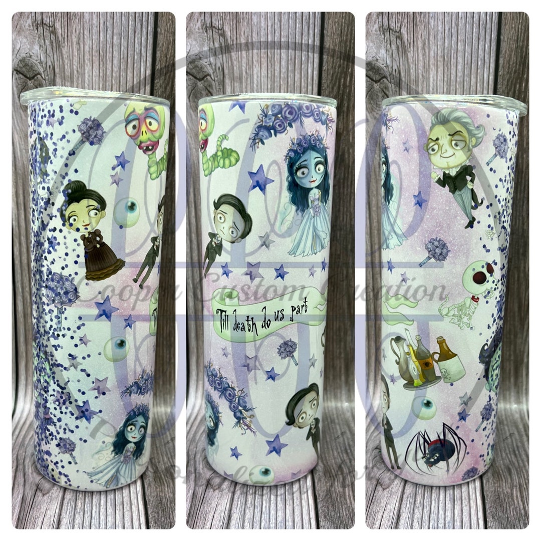 Corpse Bride Tumbler / Movie Tumbler / Colorful / Cartoon Movie / - Etsy