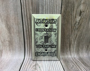 Engraved Light Switch - Etsy