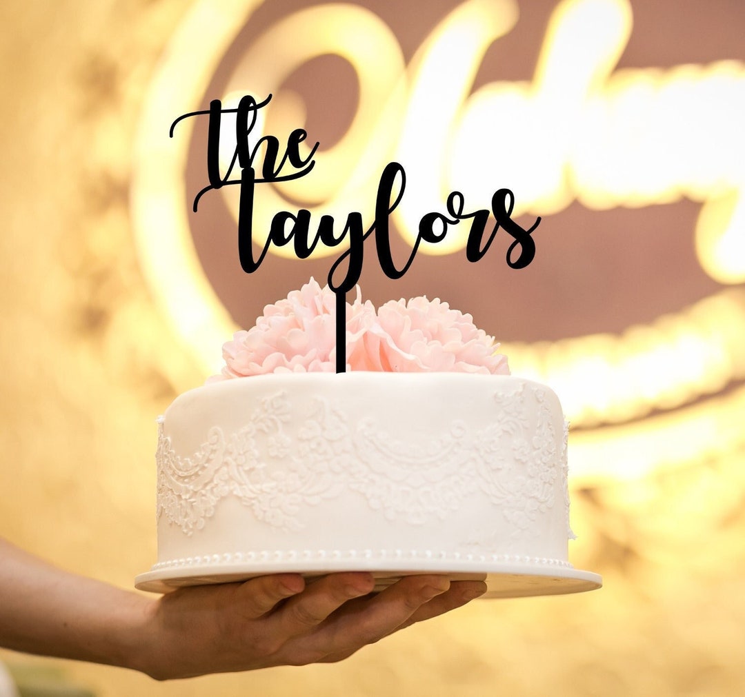 Personalized Cake Toppers for Weddings Custom Cake Toppers for Wedding ...