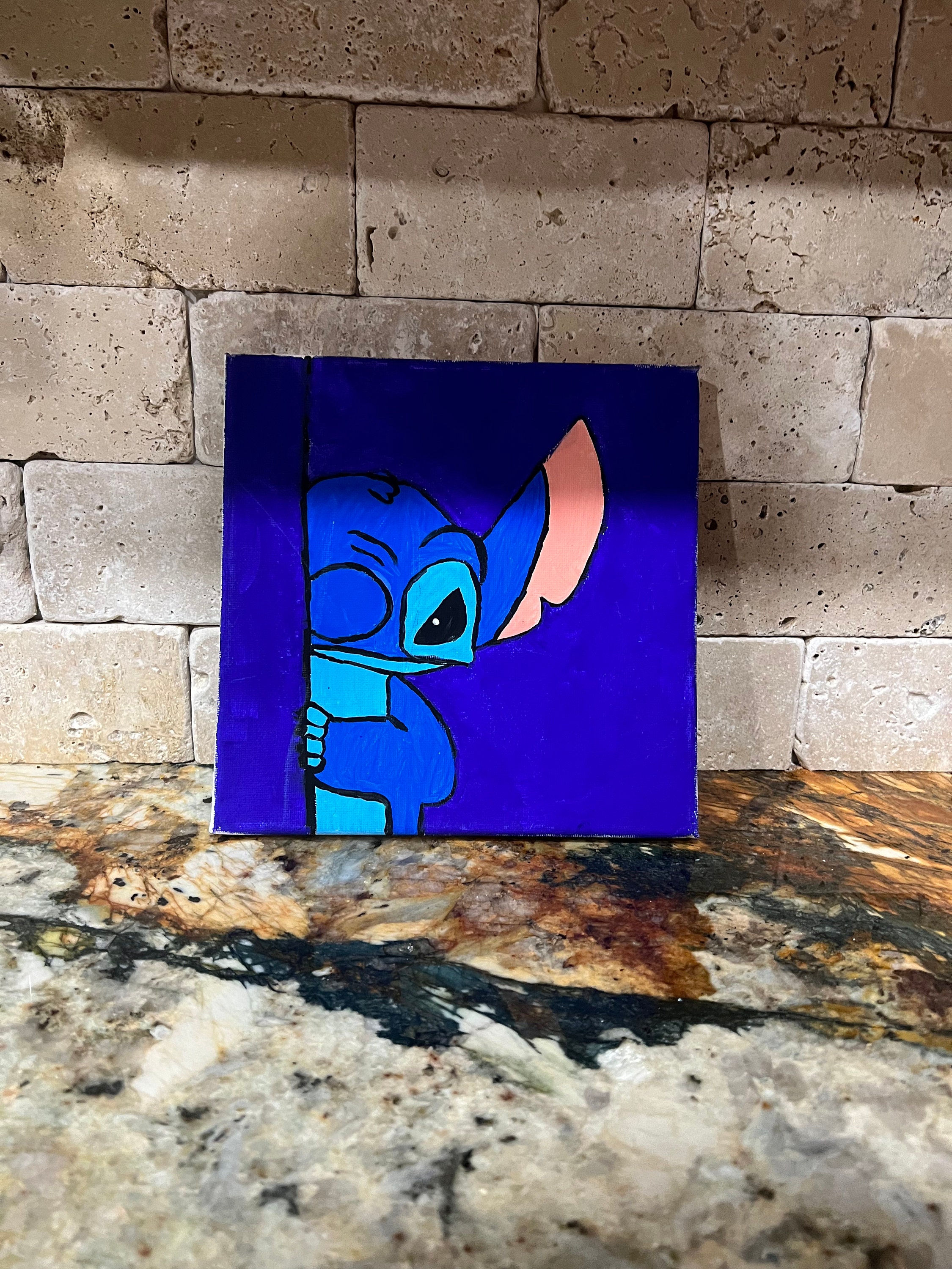Acrylic Painted Stitch - Etsy