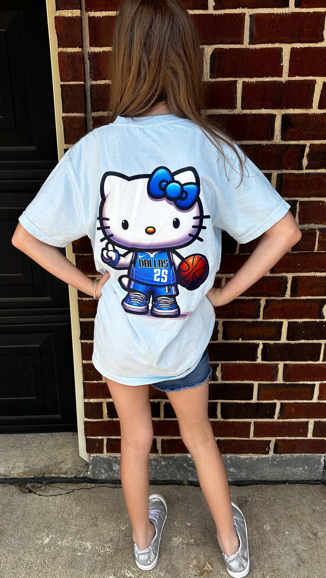 Hello Kitty Mavericks Basketball T-shirt for Kids - Etsy
