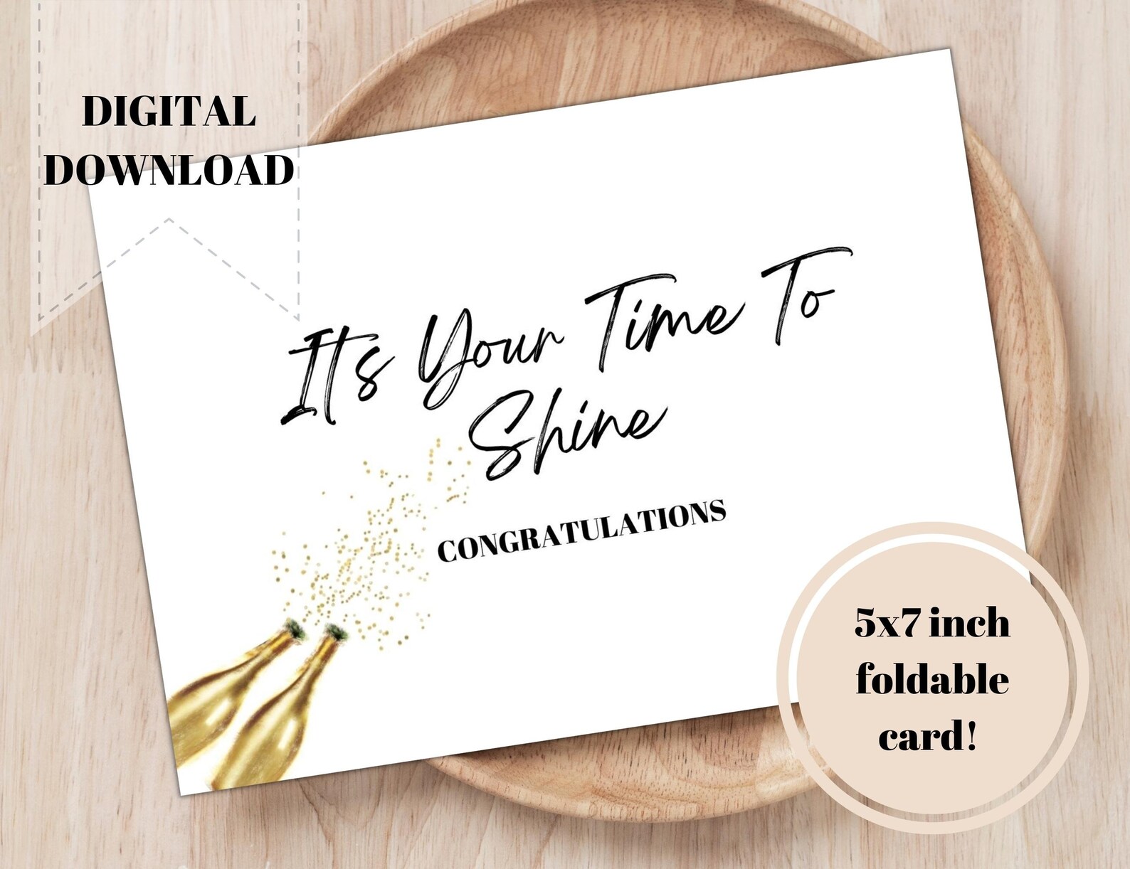 NEW JOB CARD: Printable Instant Download, Job Promotion Card, Job ...