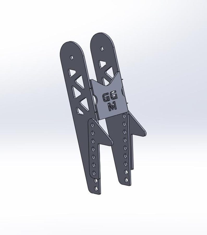 Adjustable Shock Mount DXF File - Etsy
