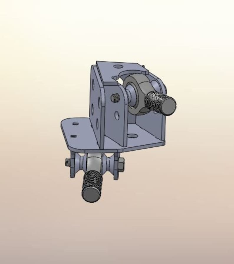 Dual Mount 4 Link Frame Bracket DXF File - Etsy