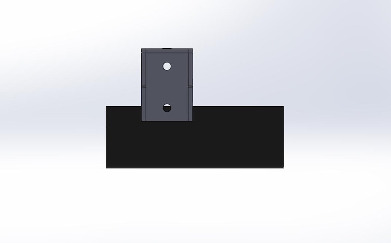 Side Mounting Axle Side Shock Bracket DXF File - Etsy