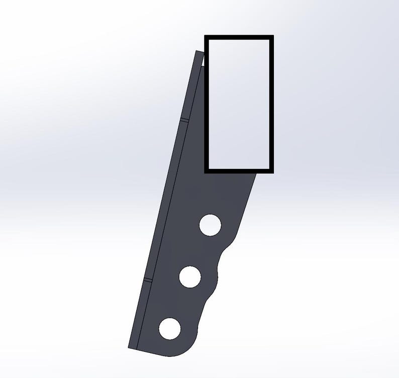 Panhard / Trac Bar Frame Mount DXF File - Etsy