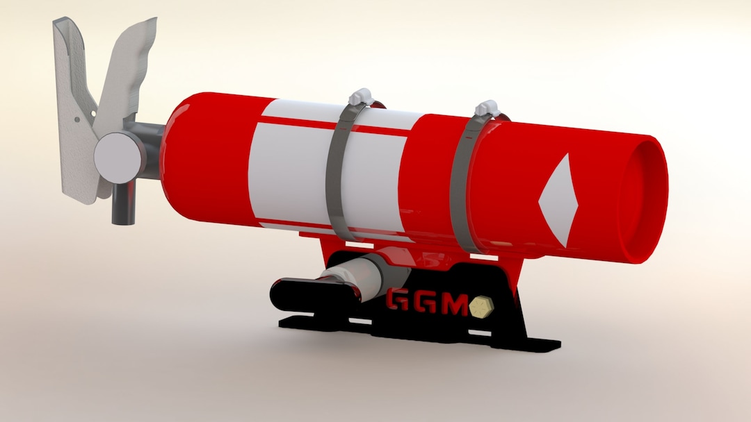 Quick Release Fire Extinguisher Mount DXF File - Etsy