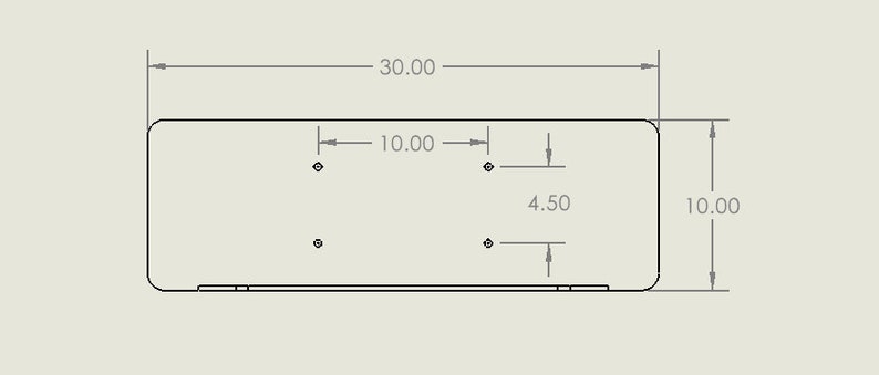 Universal Winch Plate DXF File - Etsy