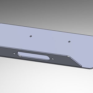 Universal Winch Plate DXF File - Etsy