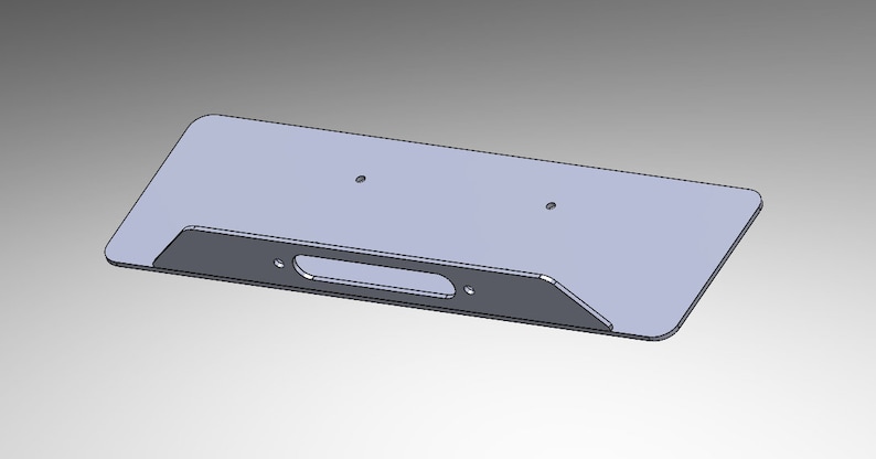 Universal Winch Plate DXF File - Etsy