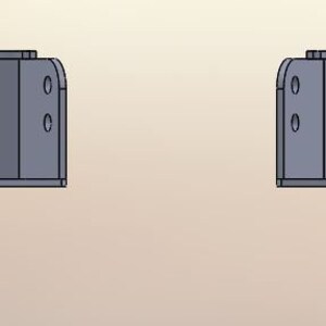 Dual Mount 4 Link Frame Bracket DXF File - Etsy