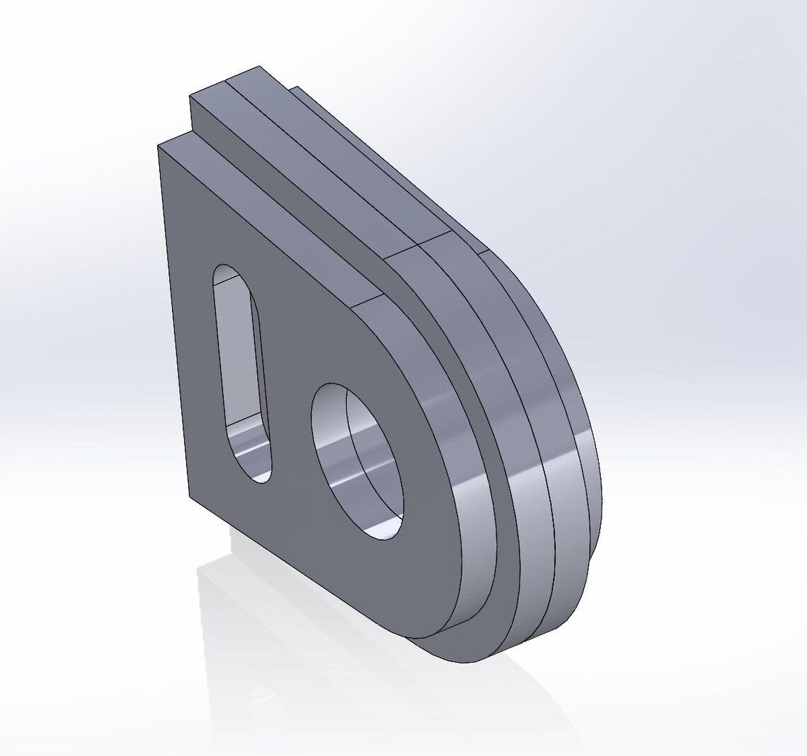 Clevis Bumper Mount DXF File - Etsy