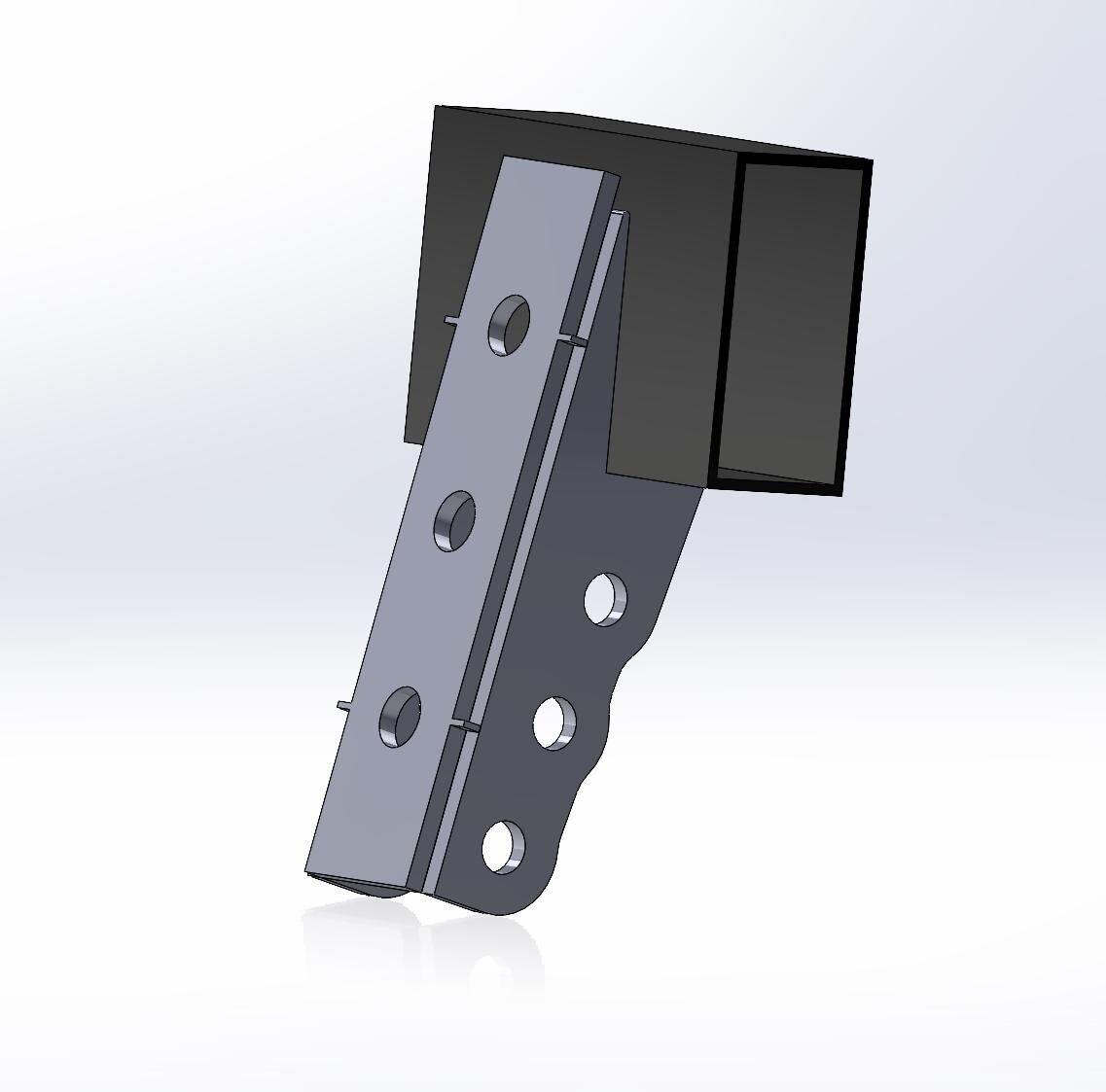 Panhard / Trac Bar Frame Mount DXF File - Etsy