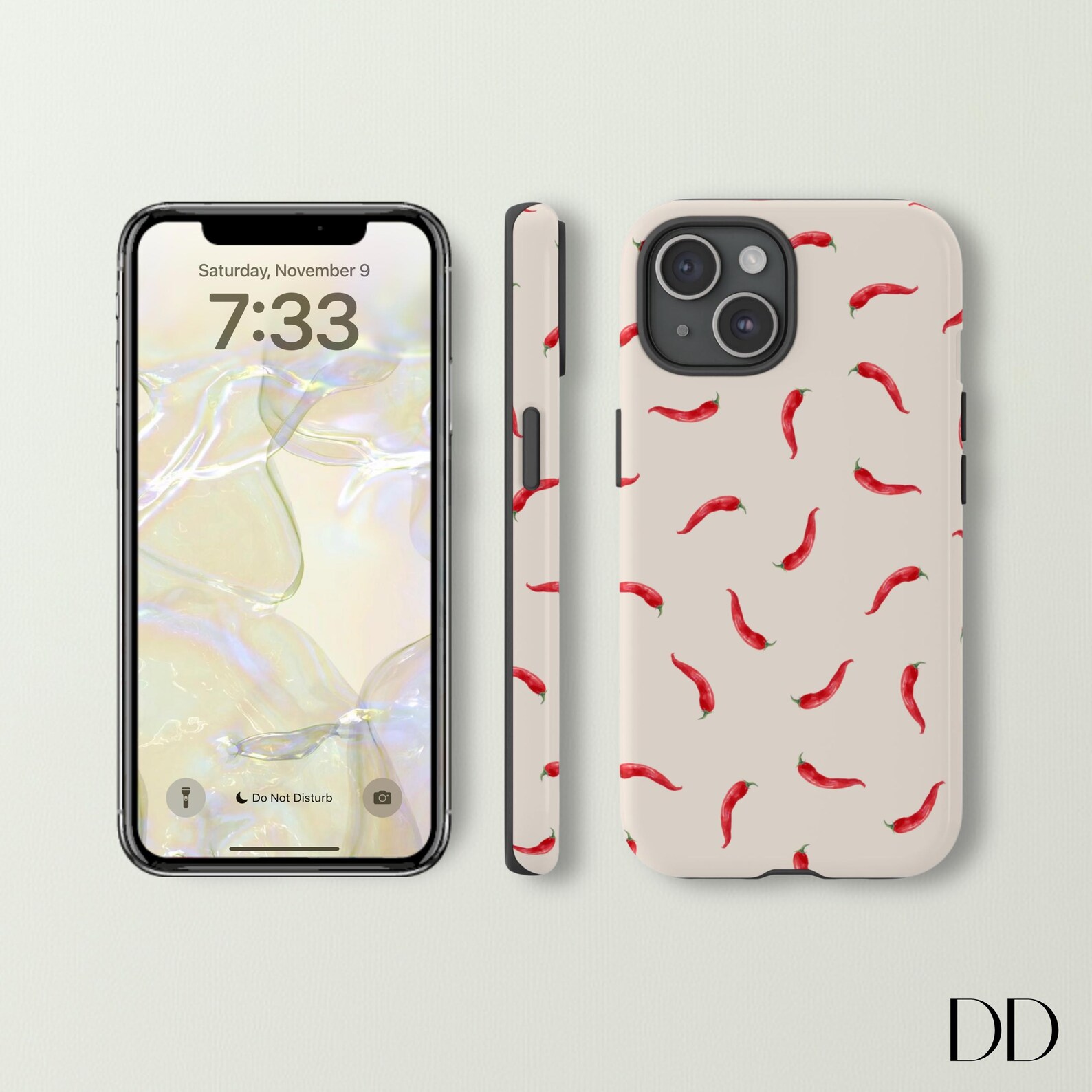 CHILI PEPPER Phone Case, Vegetable Phone Cover iPhone 16 15 14 13 12 11 ...