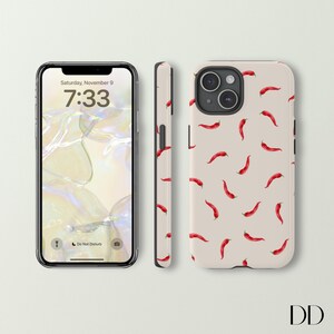 CHILI PEPPER Phone Case, Vegetable Phone Cover iPhone 16 15 14 13 12 11 ...