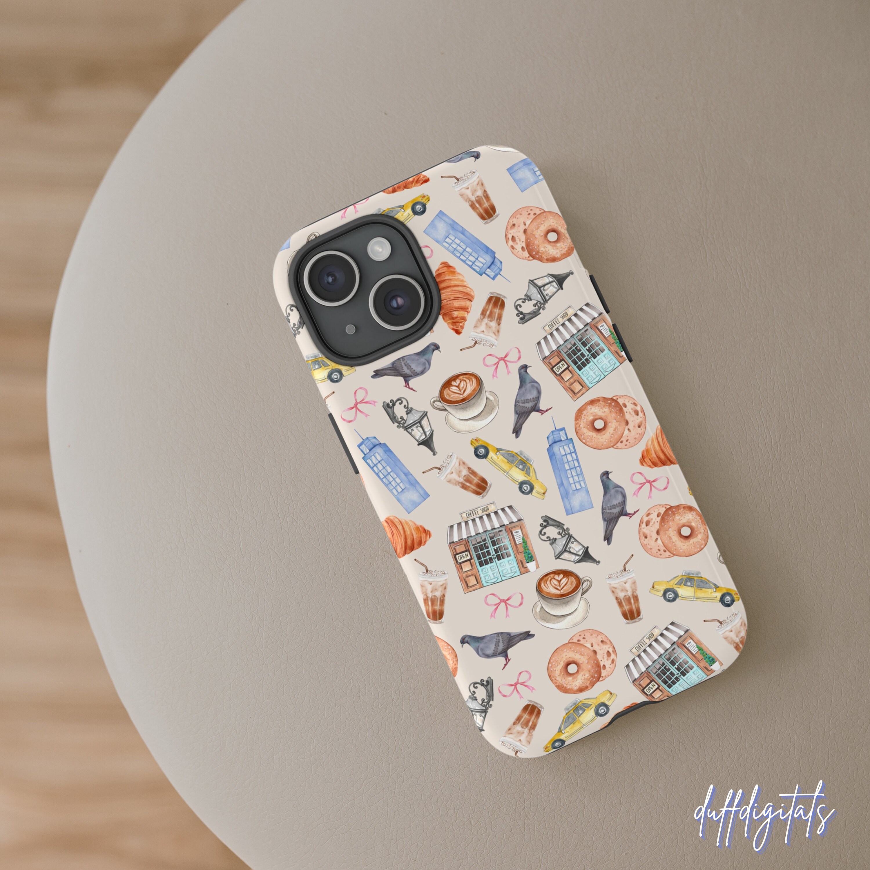 City Girl Cute Collage Phone Case, Coffee Lover, Cute Coquette Case ...