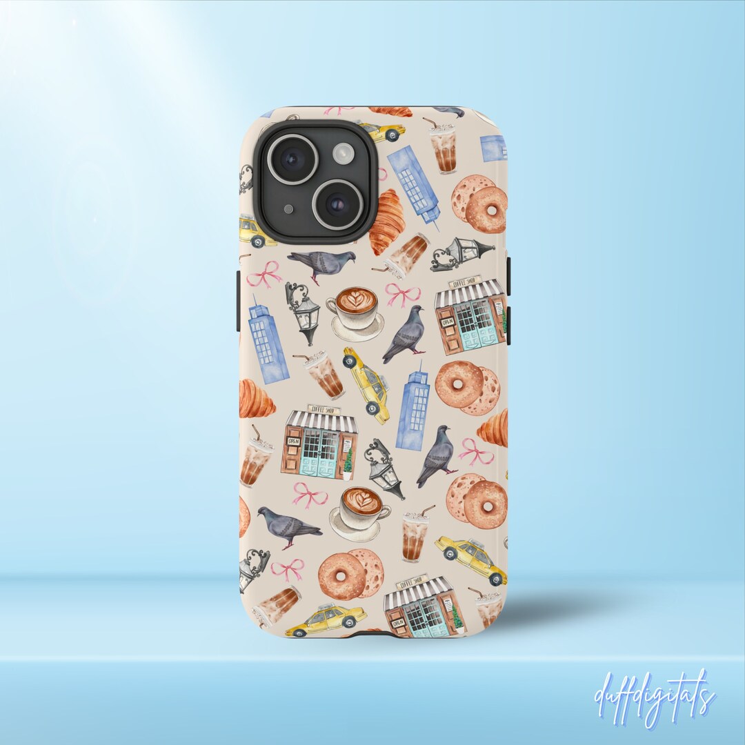 City Girl Cute Collage Phone Case, Coffee Lover, Cute Coquette Case ...