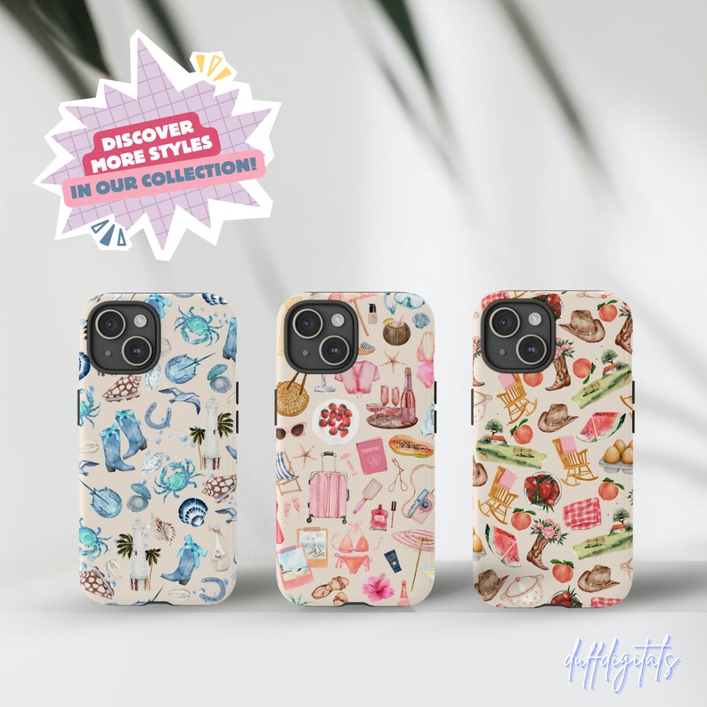 City Girl Cute Collage Phone Case, Coffee Lover, Cute Coquette Case ...