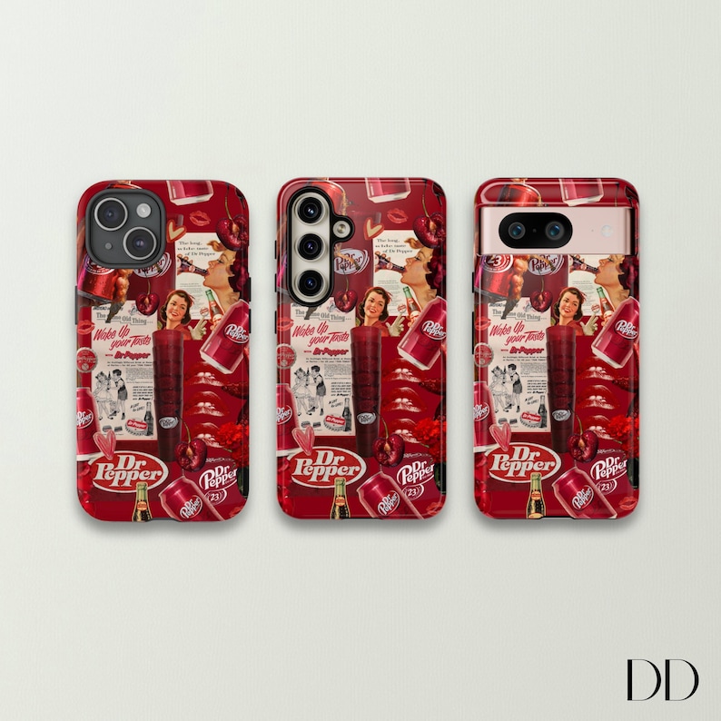 DR PEPPER ADDICT Phone Case, Dr Pepper Coquette, Funny Dr Pepper ...