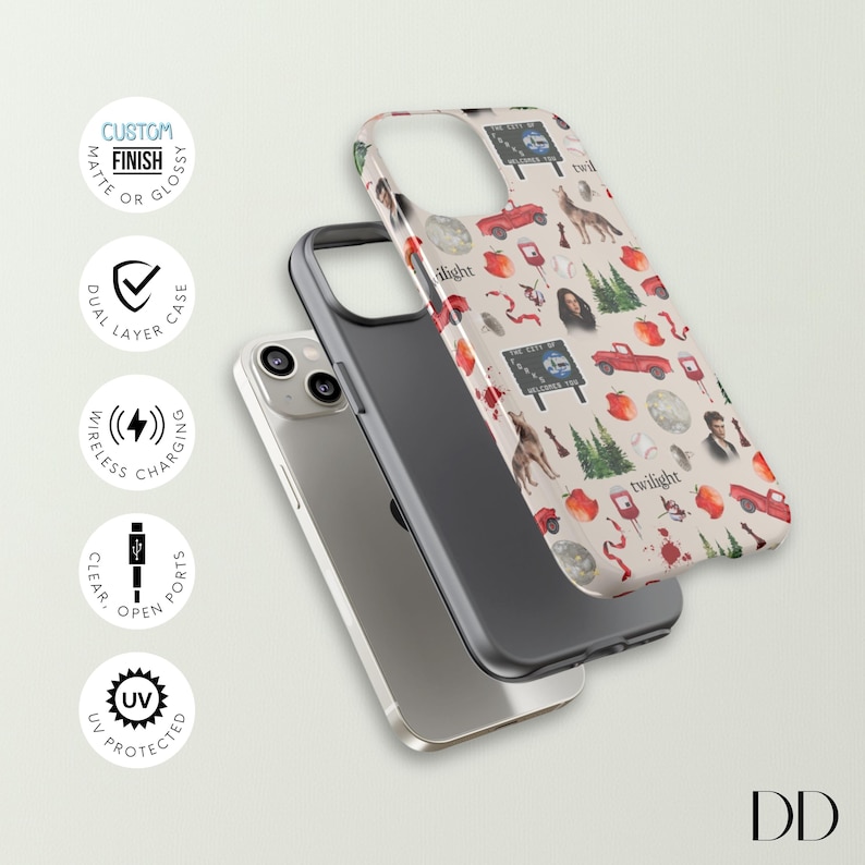 TWILIGHT Saga, Edward Cullen, Phone Case iPhone 16 15 14 13 12 11 Pro ...