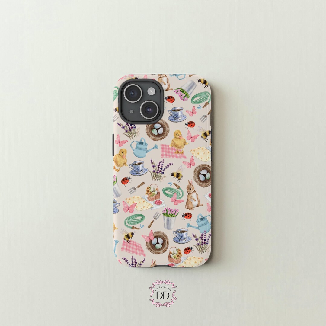 GARDEN PARTY Phone Case, Cottage Garden, iPhone 16 15 14 13 12 11 Pro ...