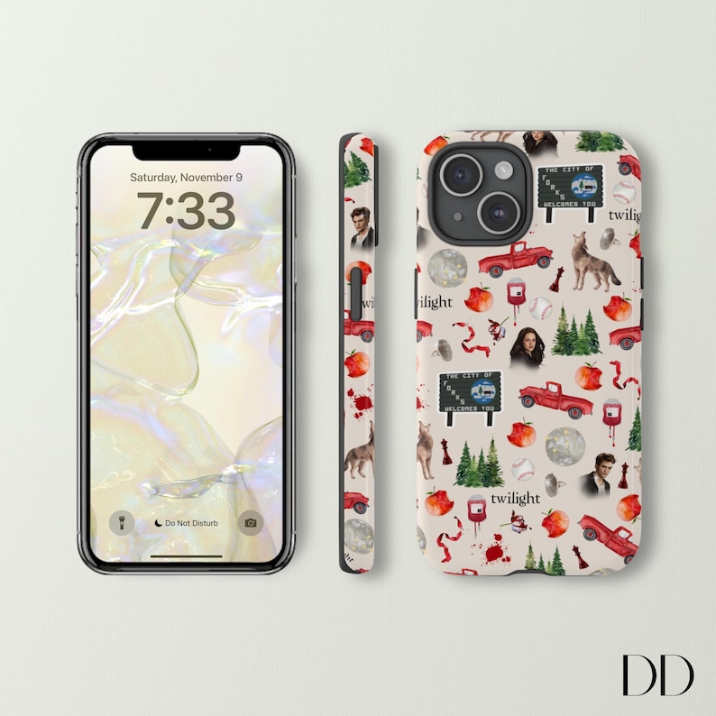 TWILIGHT Saga, Edward Cullen, Phone Case iPhone 16 15 14 13 12 11 Pro ...