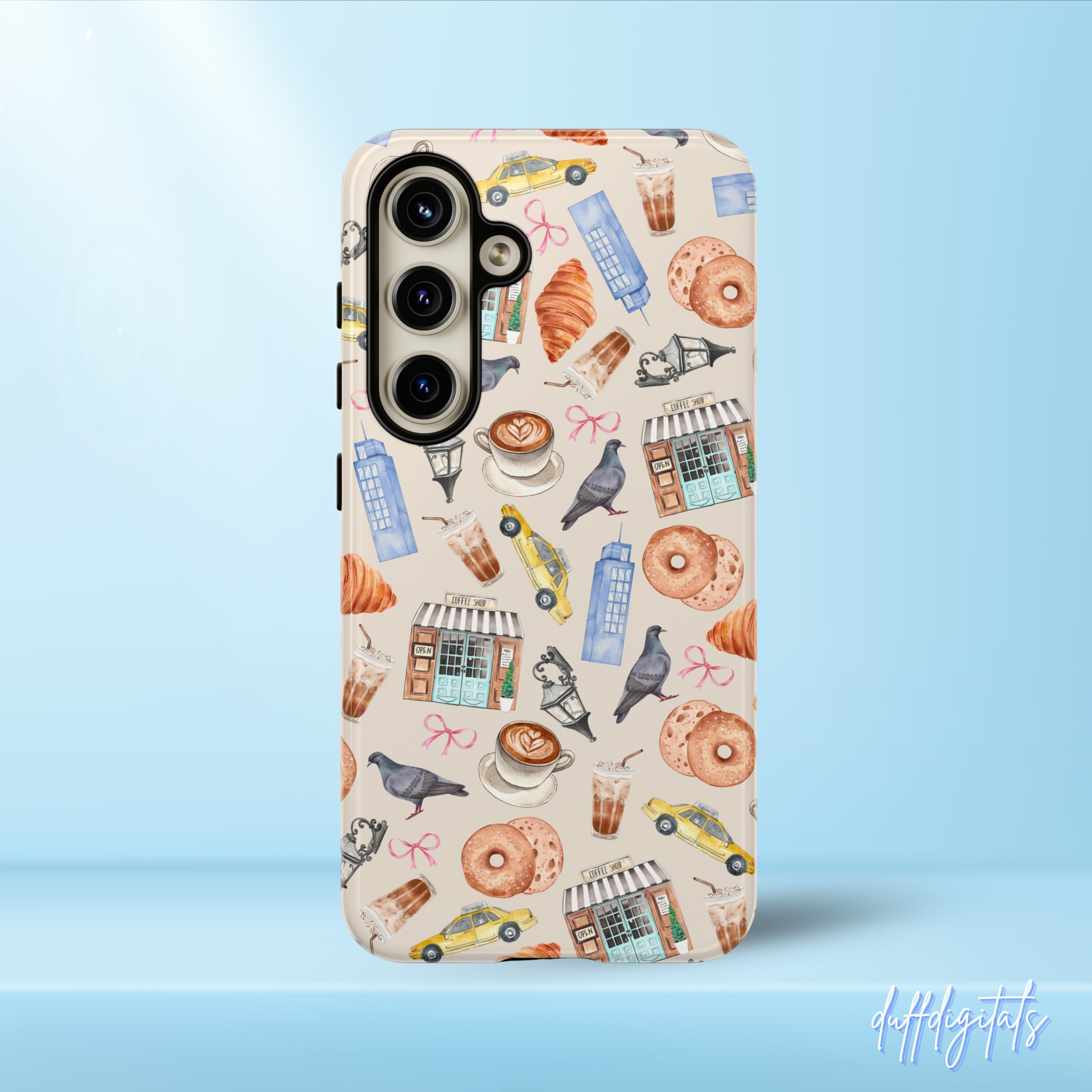City Girl Cute Collage Phone Case, Coffee Lover, Cute Coquette Case ...