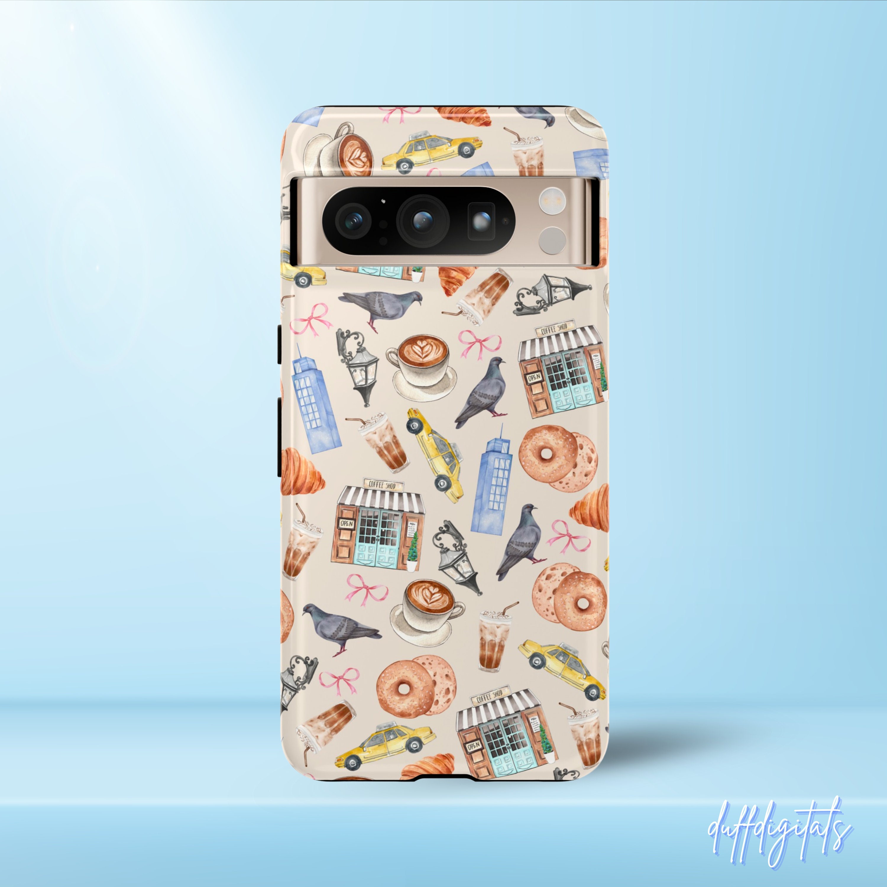 City Girl Cute Collage Phone Case, Coffee Lover, Cute Coquette Case ...