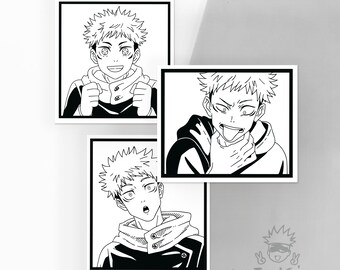 Yuji Itadori Sticker - Etsy