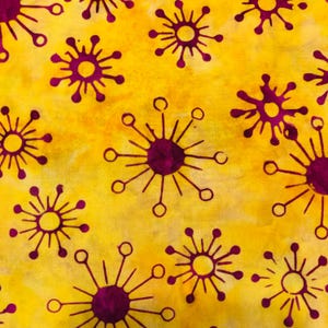 Mandela Magic Island Batik Cotton Fabric Designer Jackie Kunkel Pack of ...